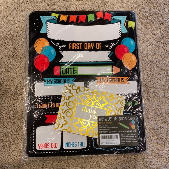 Other | New Firstlast Day Of School Signs | Poshmark